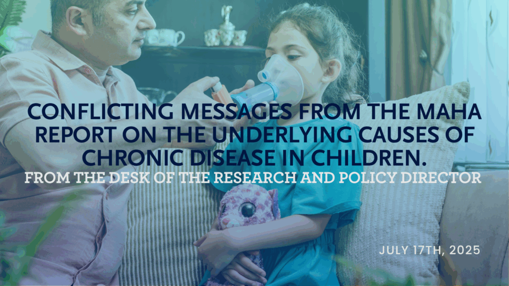 Conflicting messages from the MAHA report on the underlying causes of ...